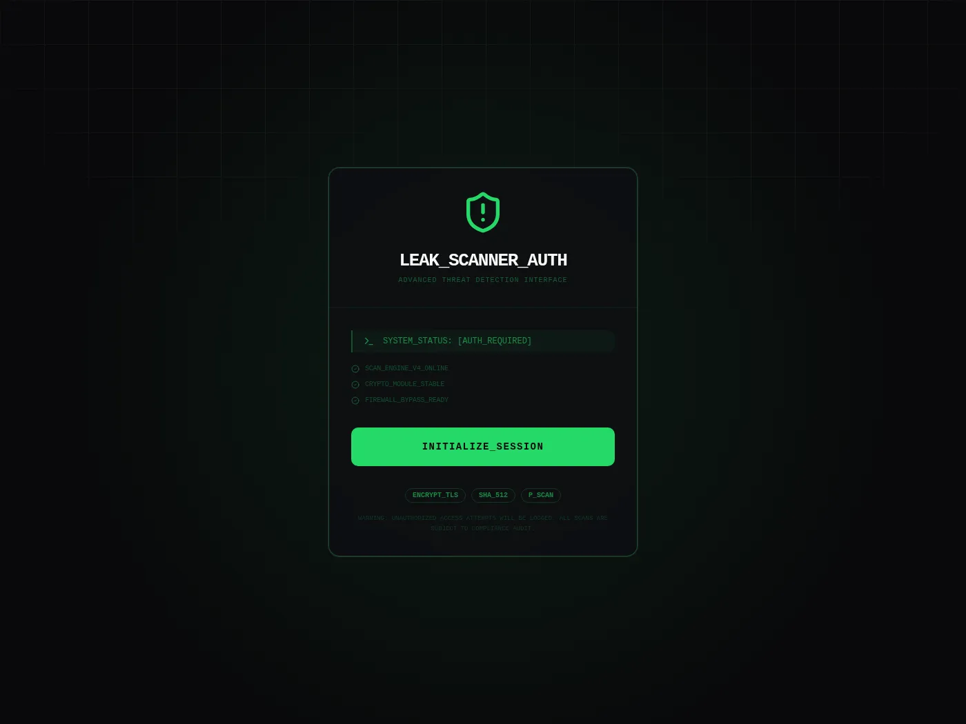 Secure Leak Scanner
