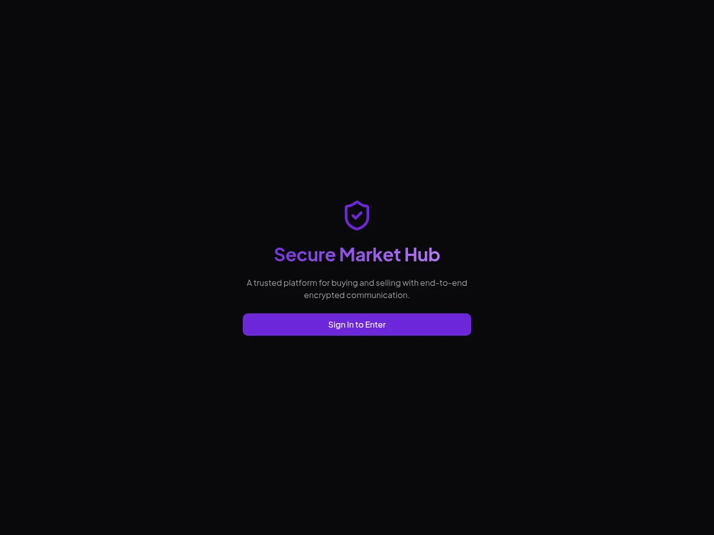 Secure Market Hub