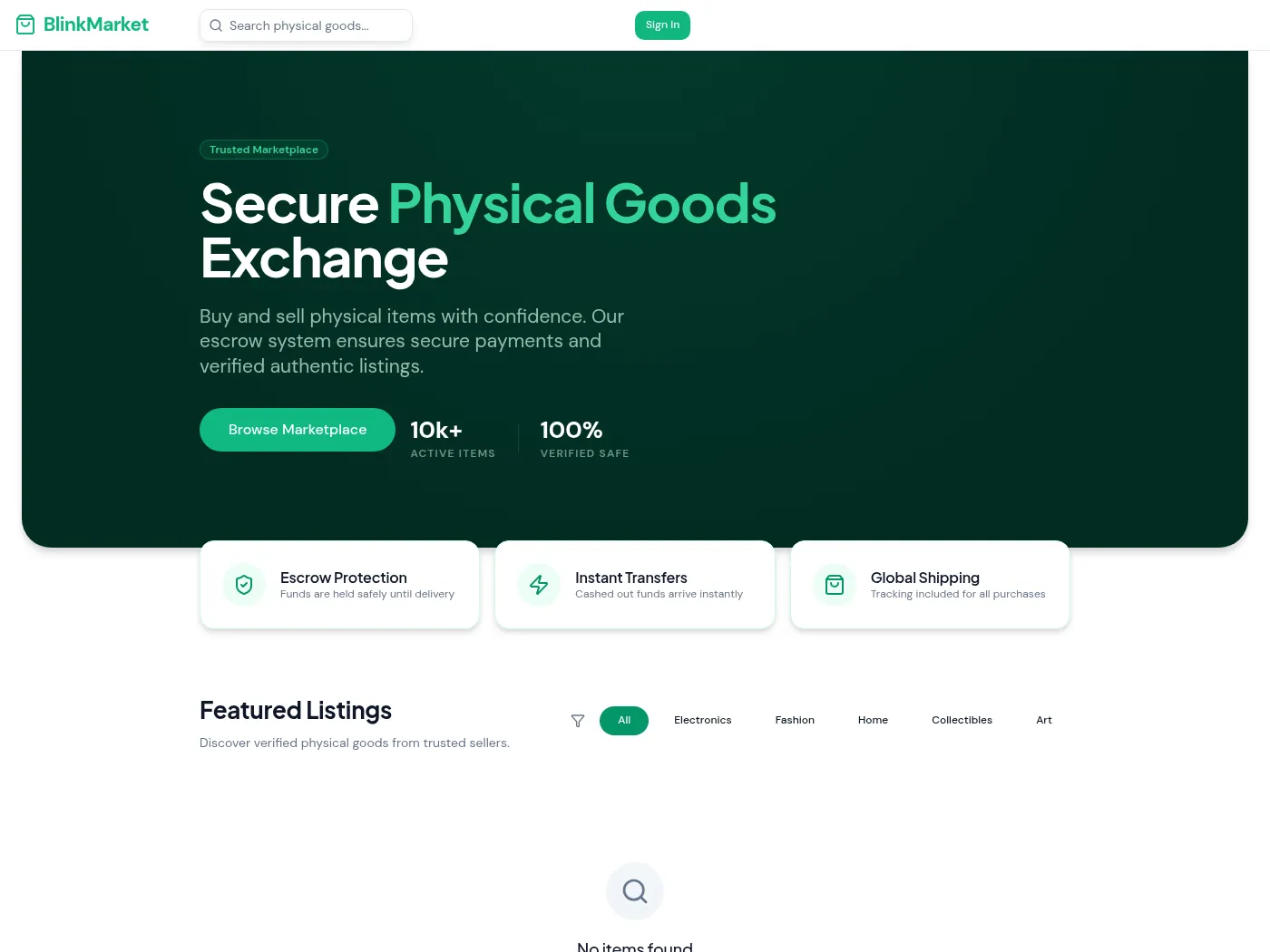 Secure Marketplace Web