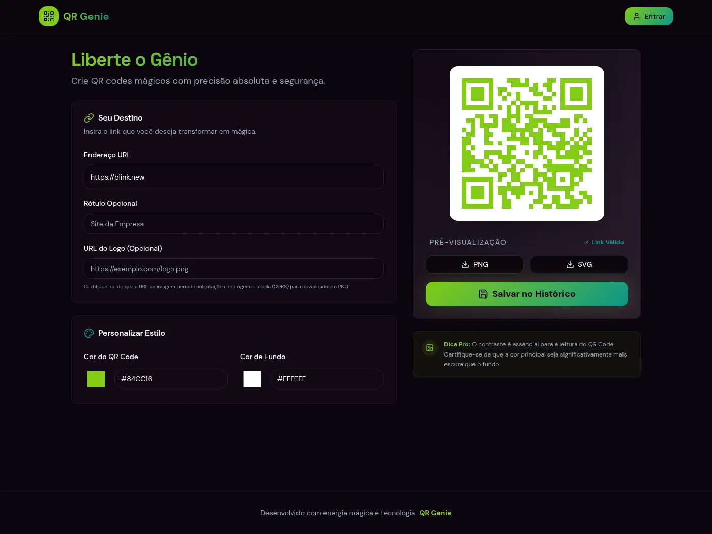 Secure QR Code Genie