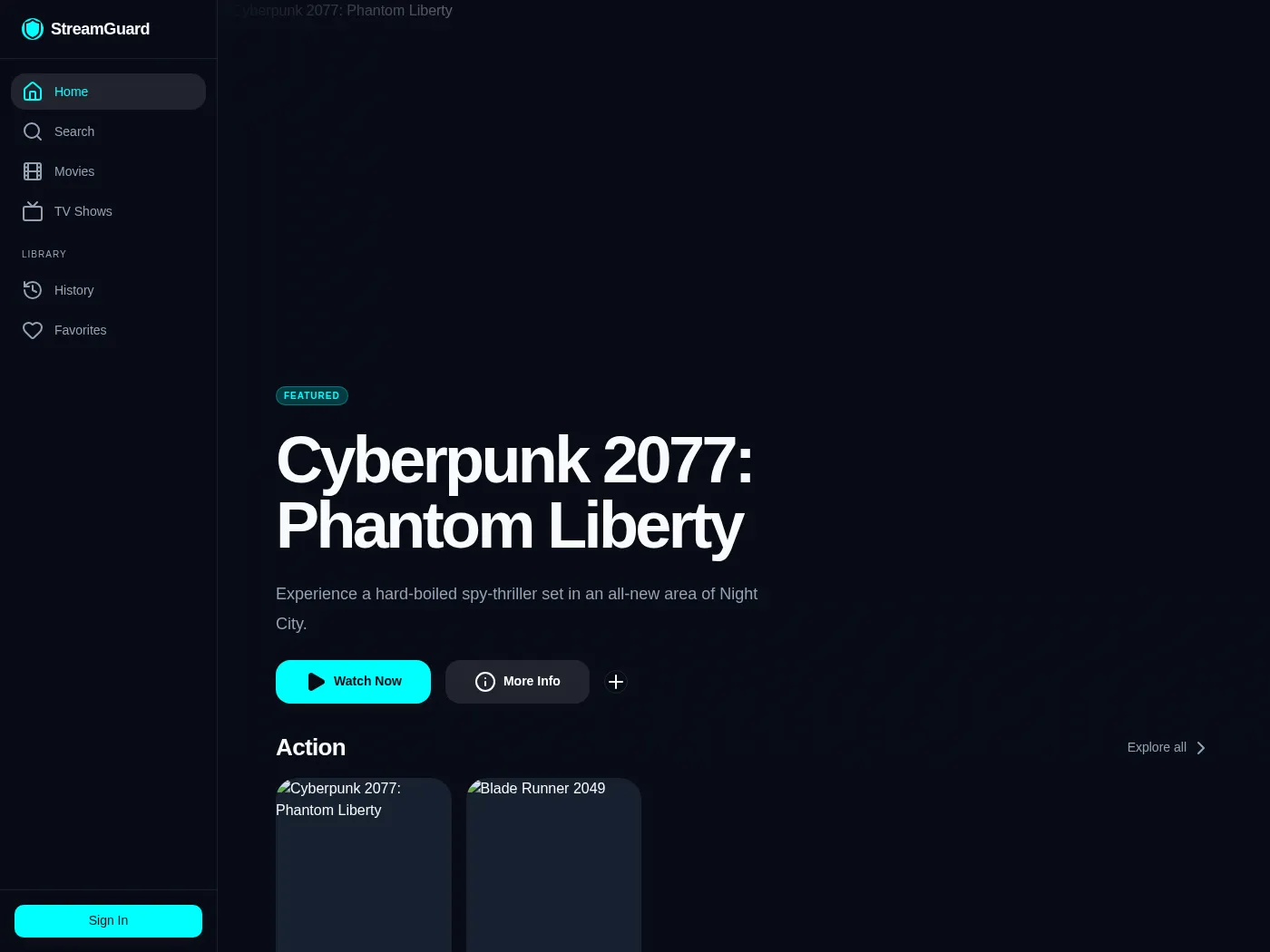 StreamGuard OTT Platform