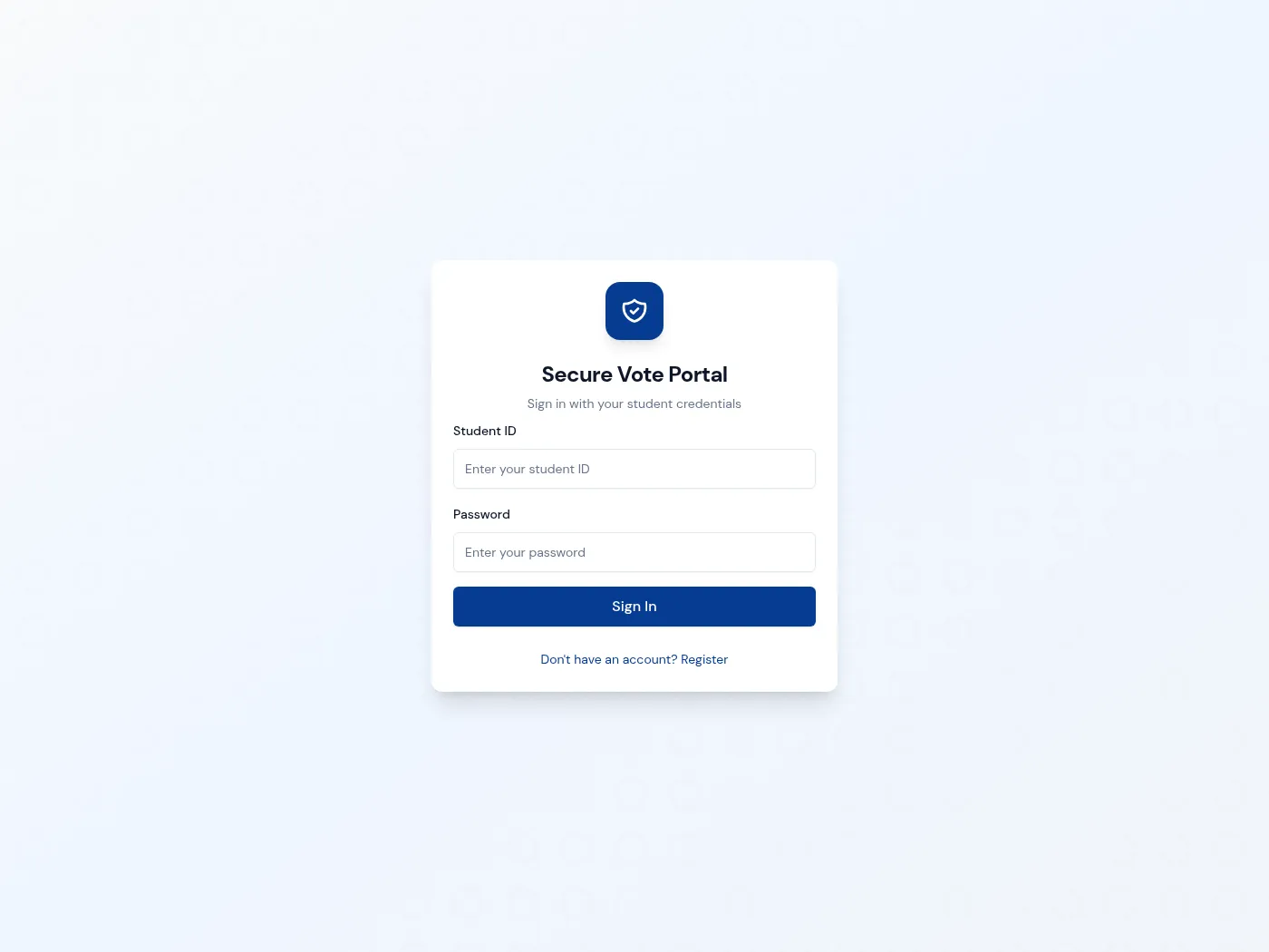 Secure Vote Portal