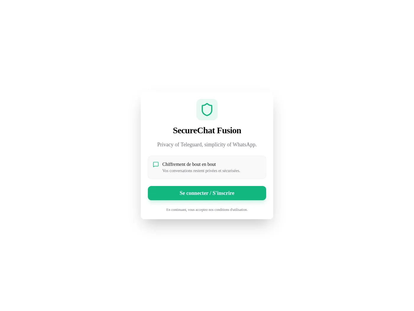 SecureChat Fusion