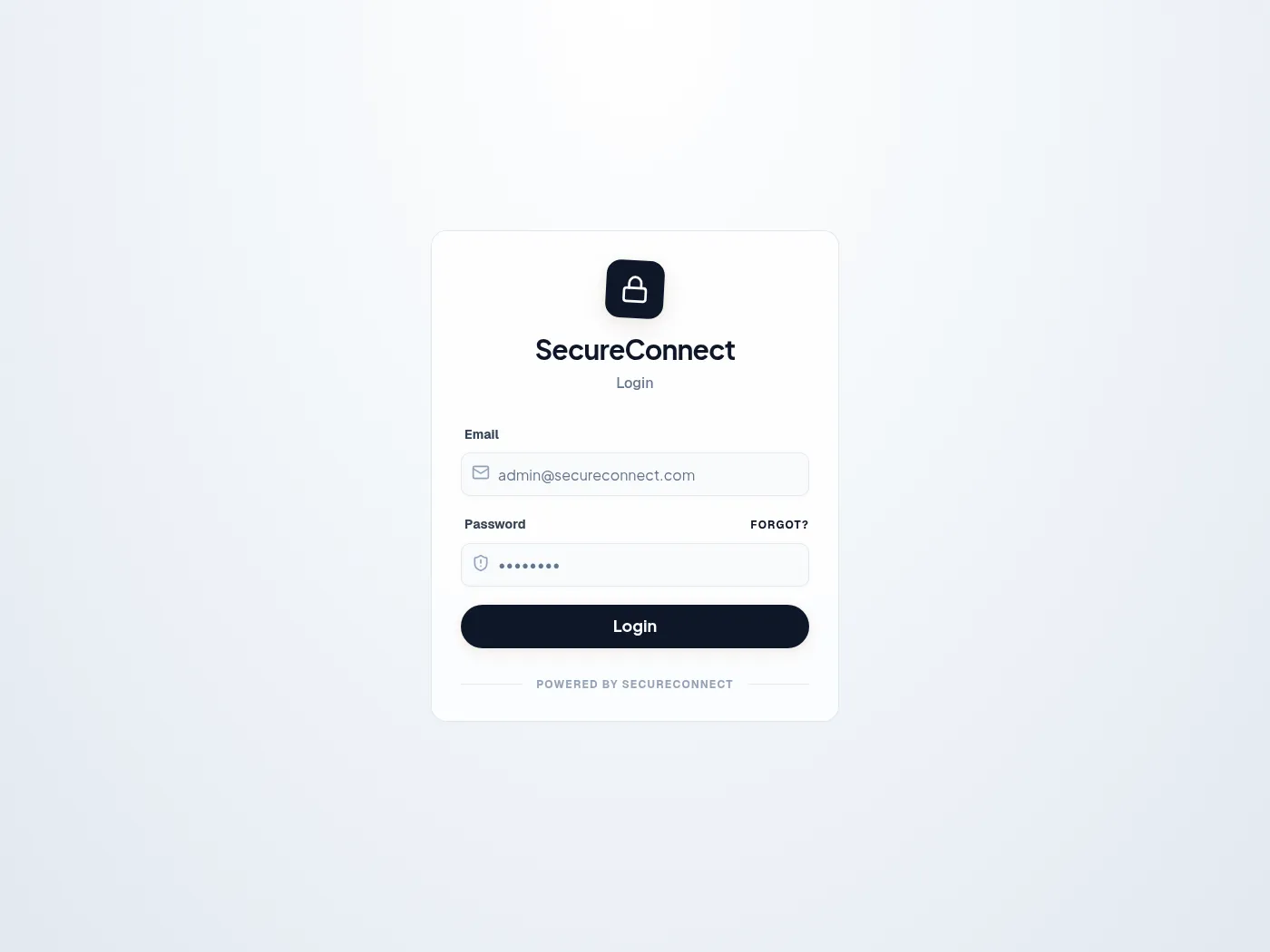 SecureConnect Dashboard