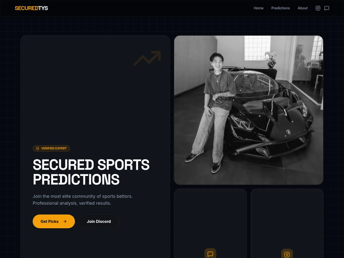 SecuredTys Sports Bettor Web