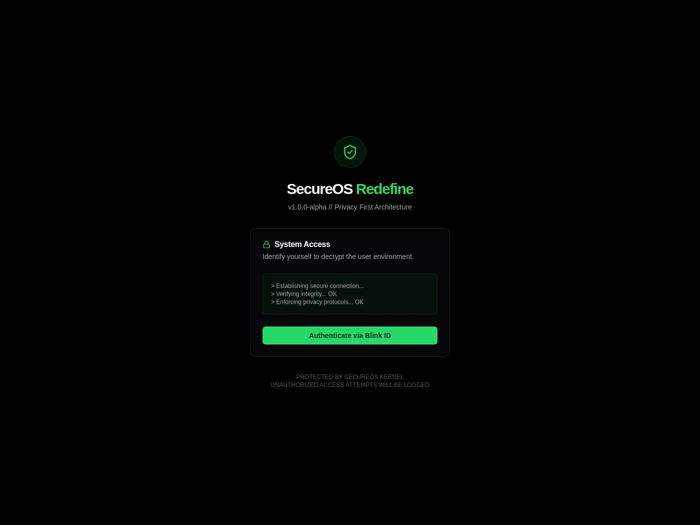 SecureOS Redefine