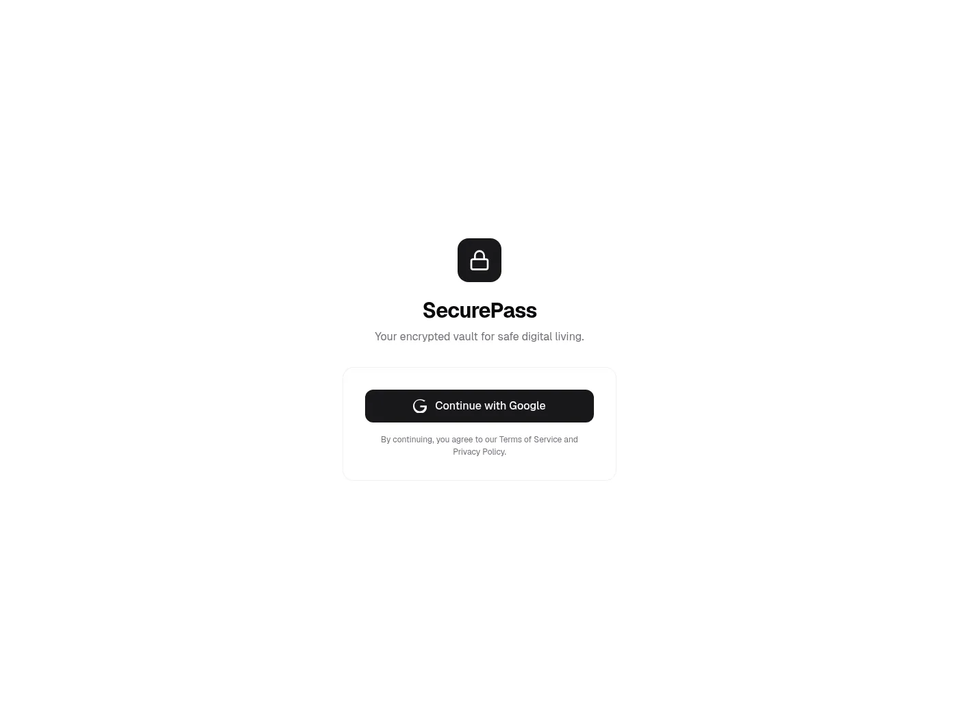 SecurePass Manager