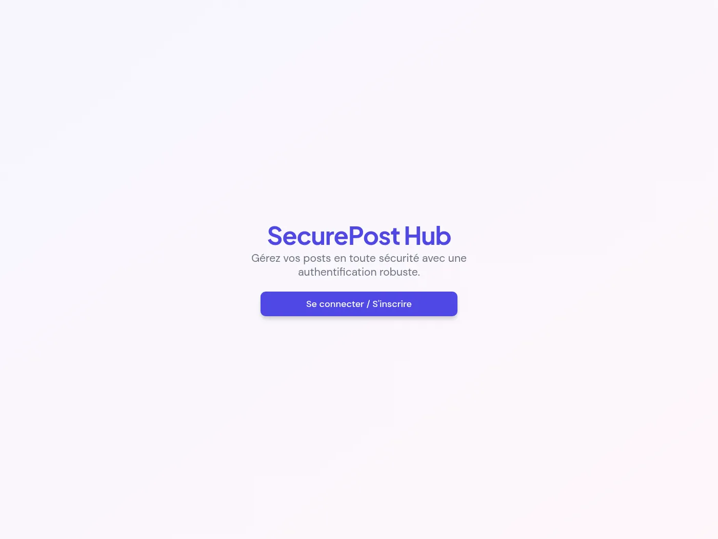 SecurePost Hub