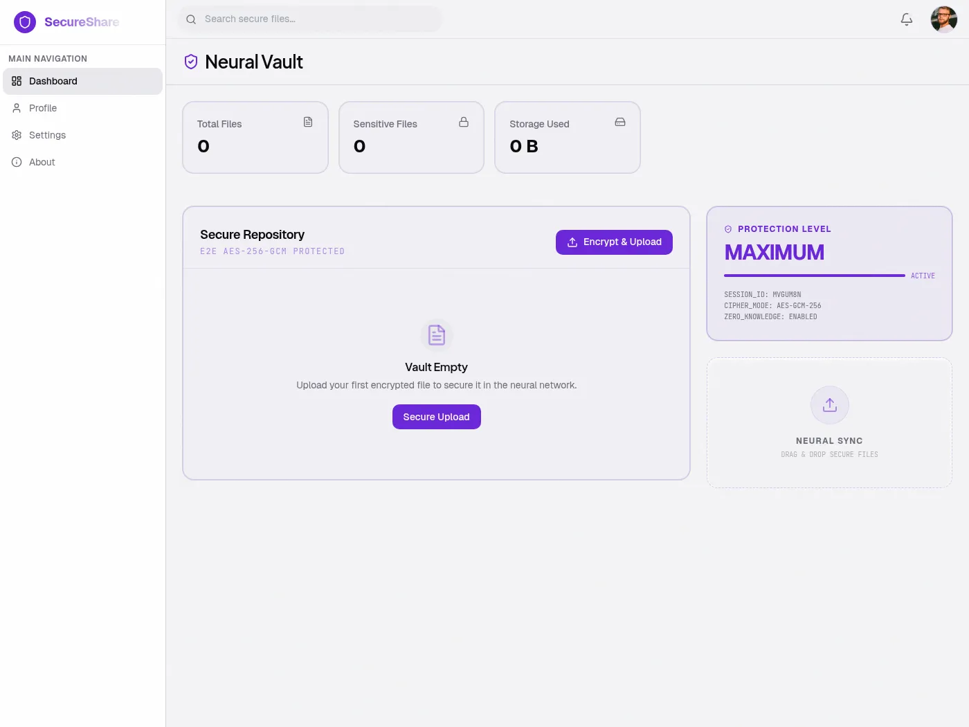 SecureShare Portal