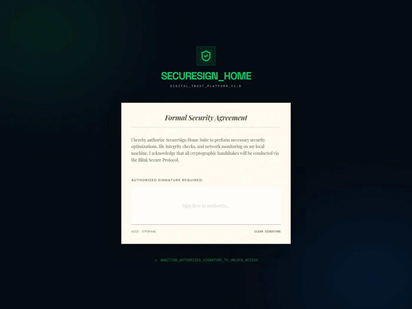 SecureSign Home Suite