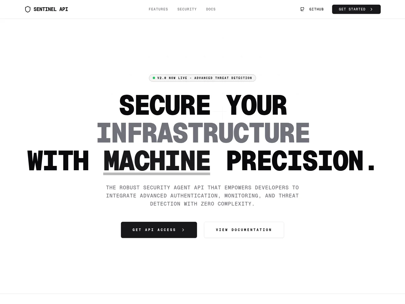 Security Agent API