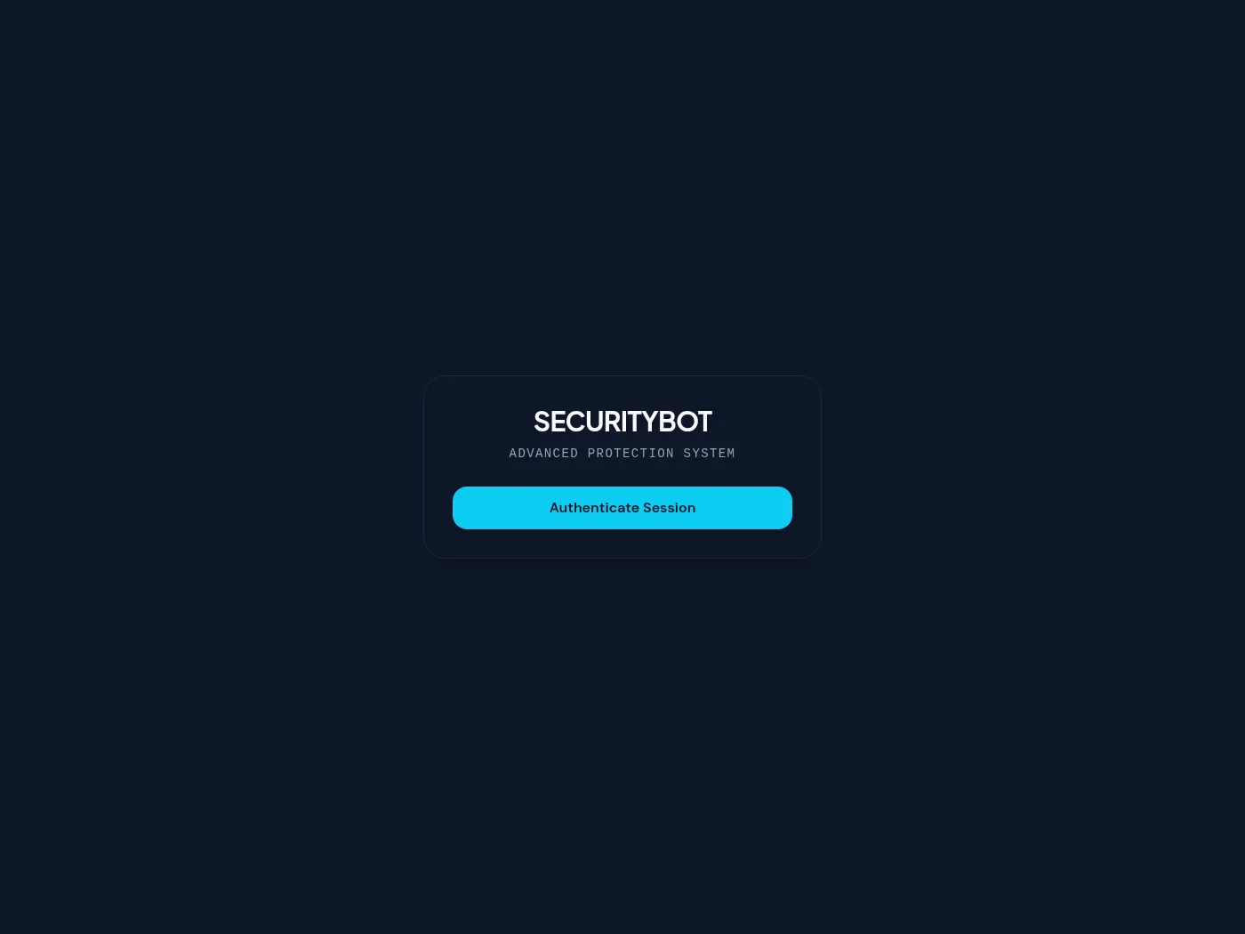 Security Bot Desktop