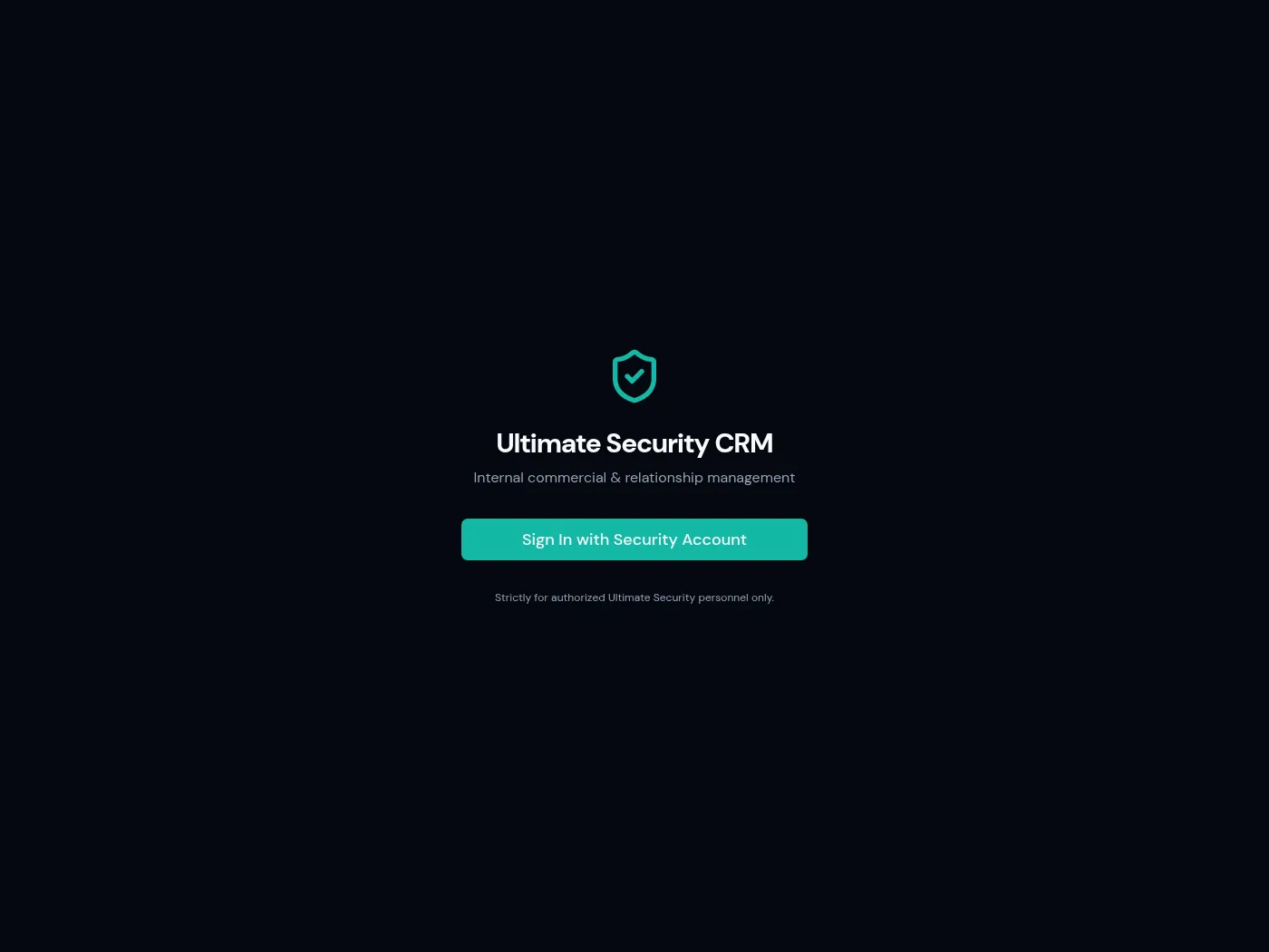 Ultimate Security CRM