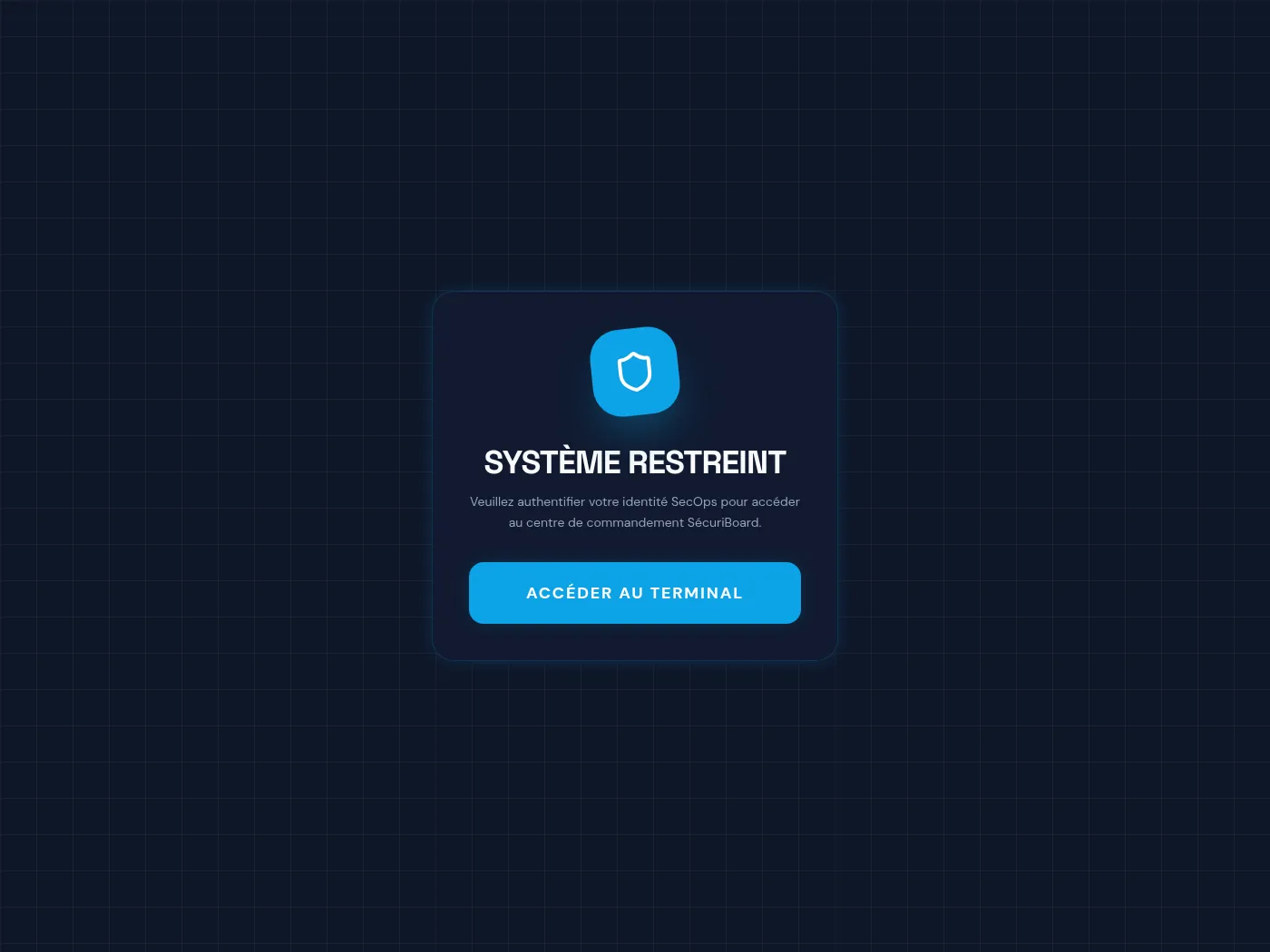 SécuriBoard Dashboard