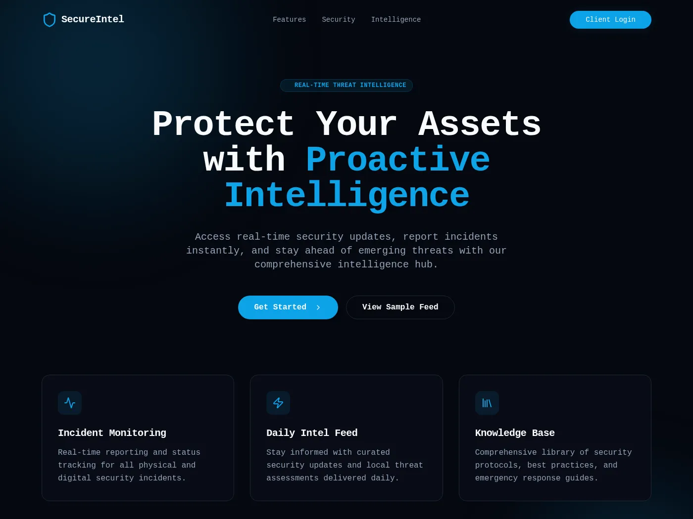 SecureIntel Hub