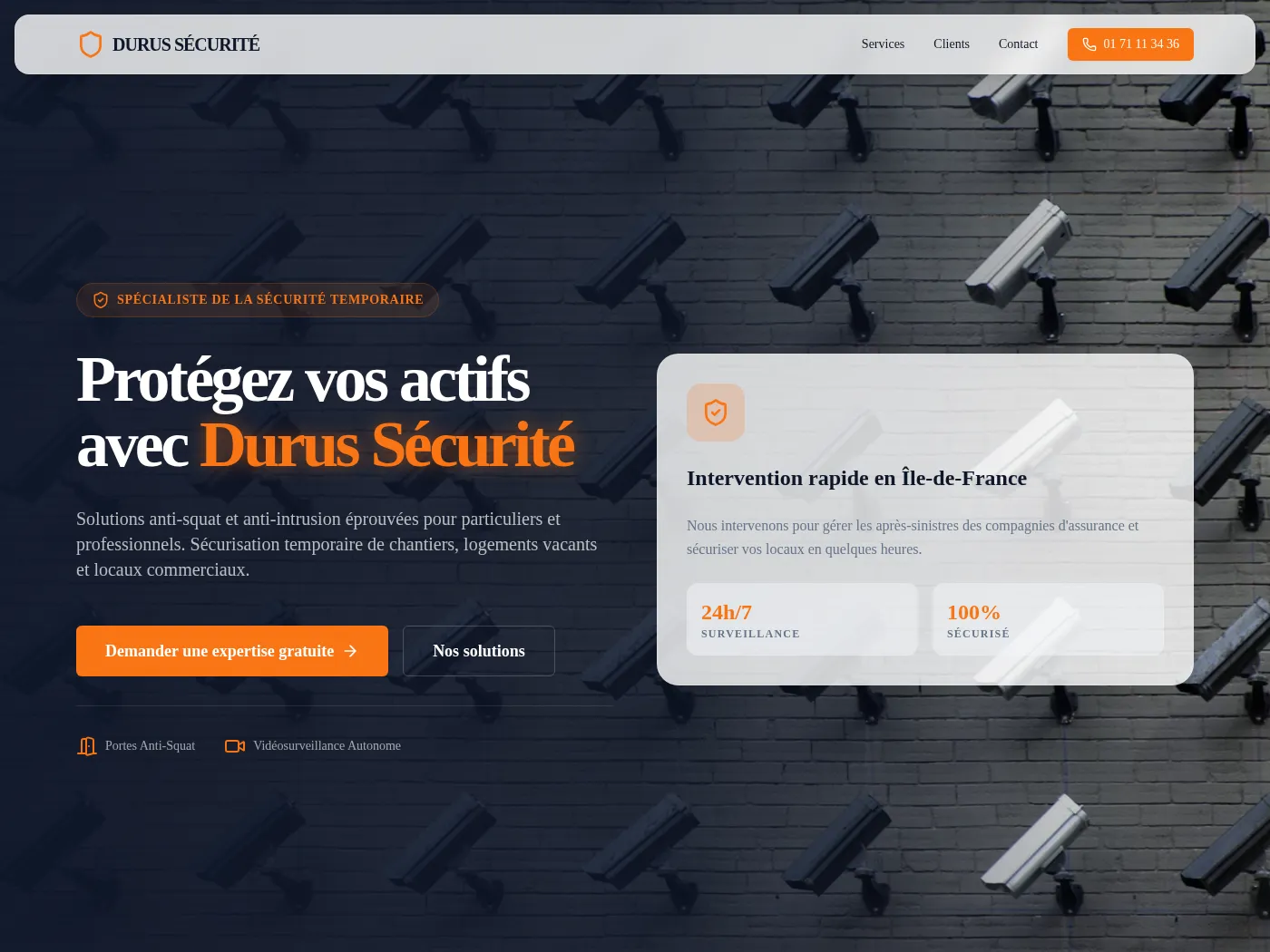 SecureGuard Landing Page