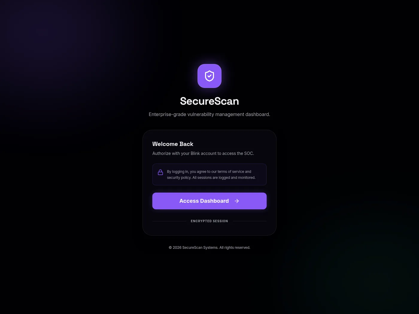 SecureScan Dashboard