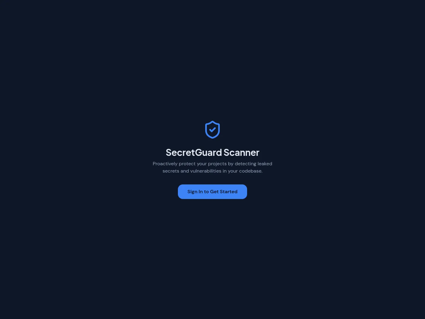 SecretGuard Scanner