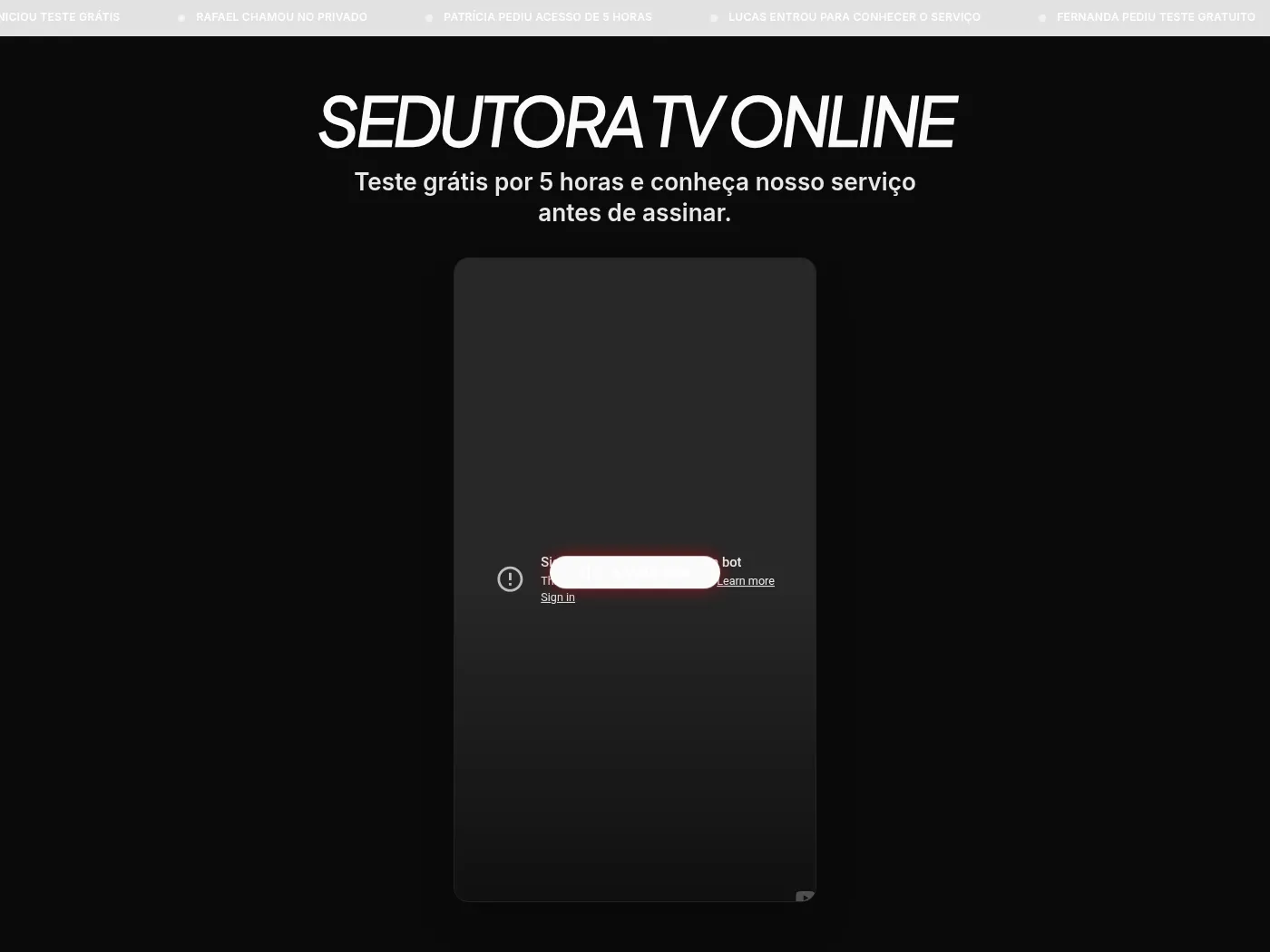 Sedutora TV Online
