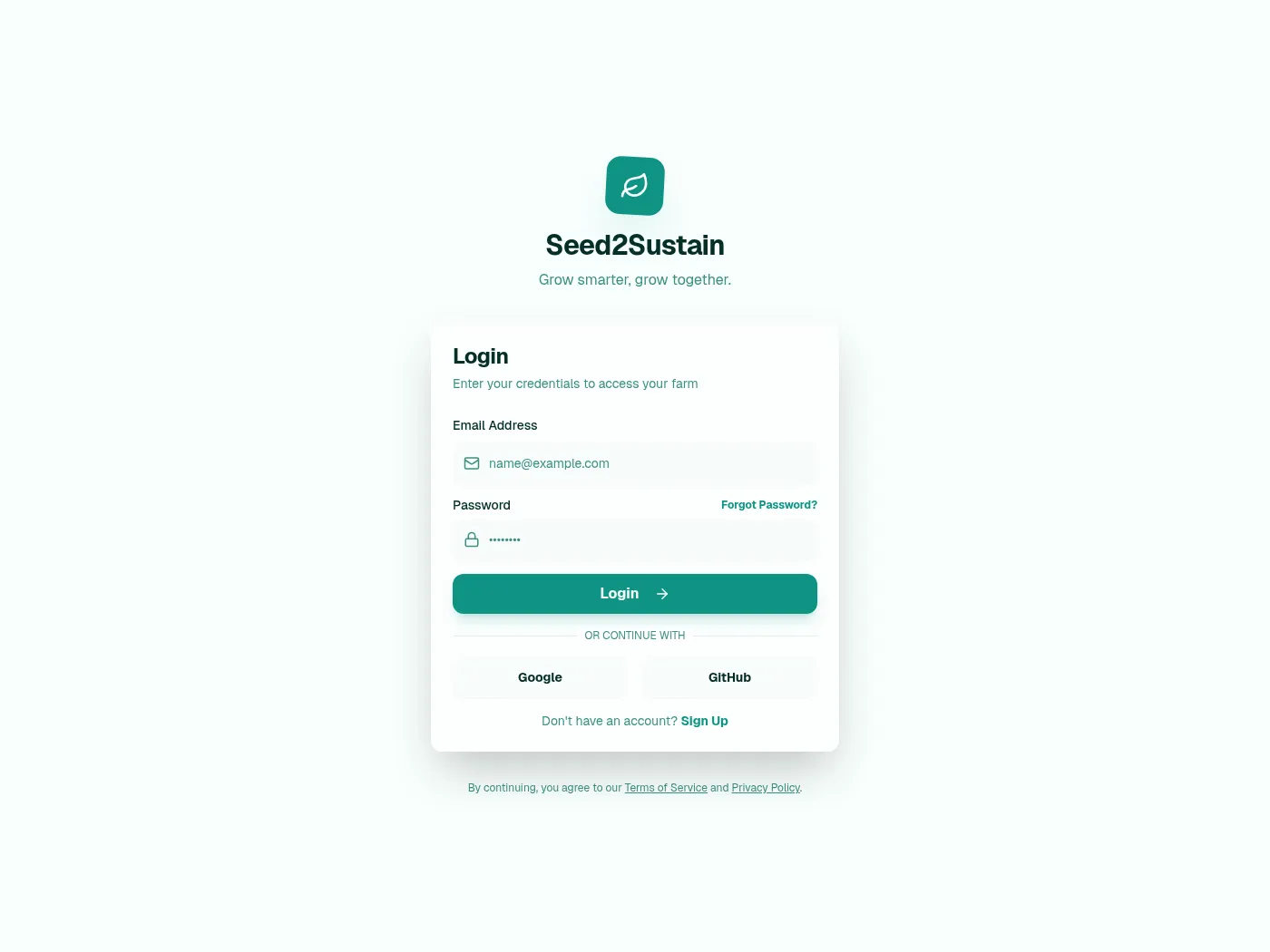 Seed2Sustain Platform