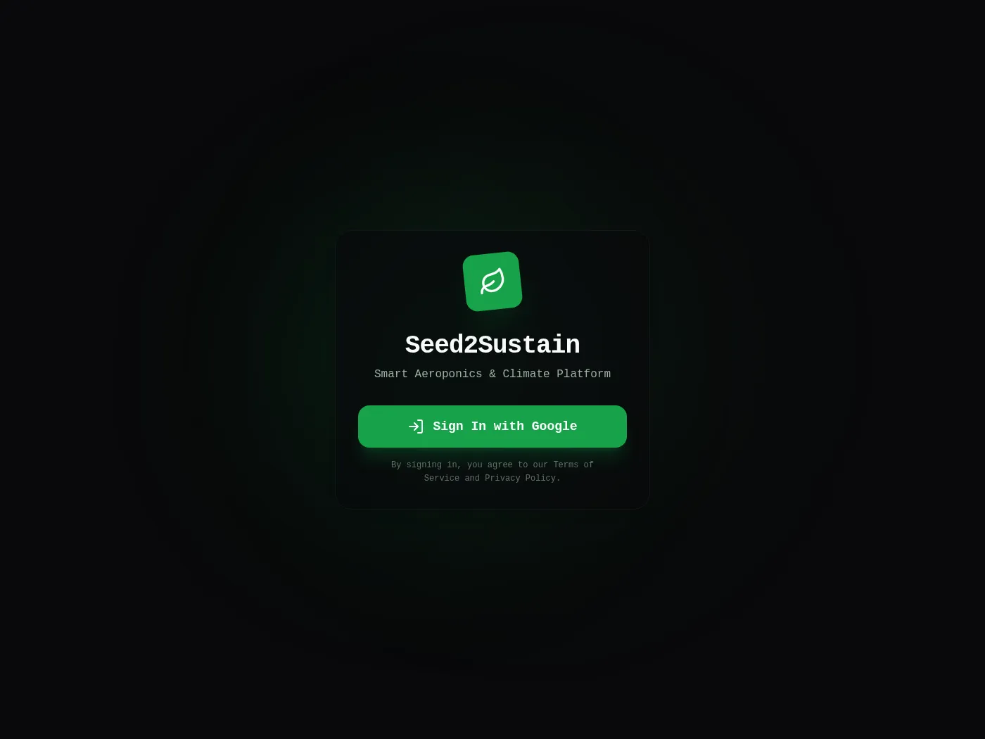 Seed2Sustain Platform