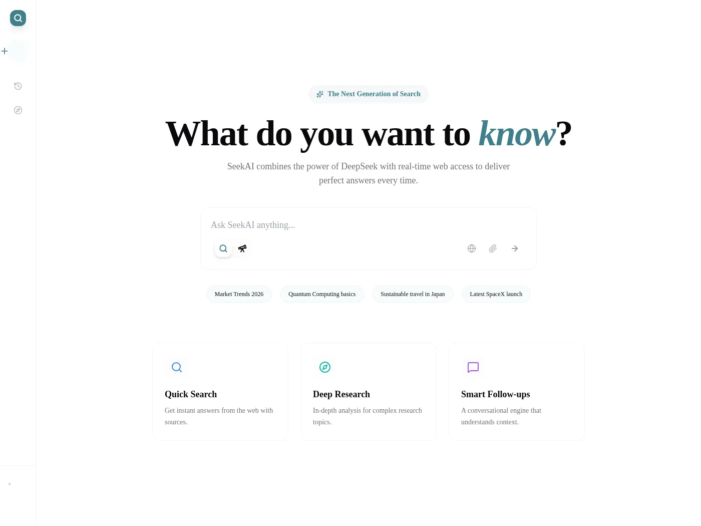 SeekAI Search Engine