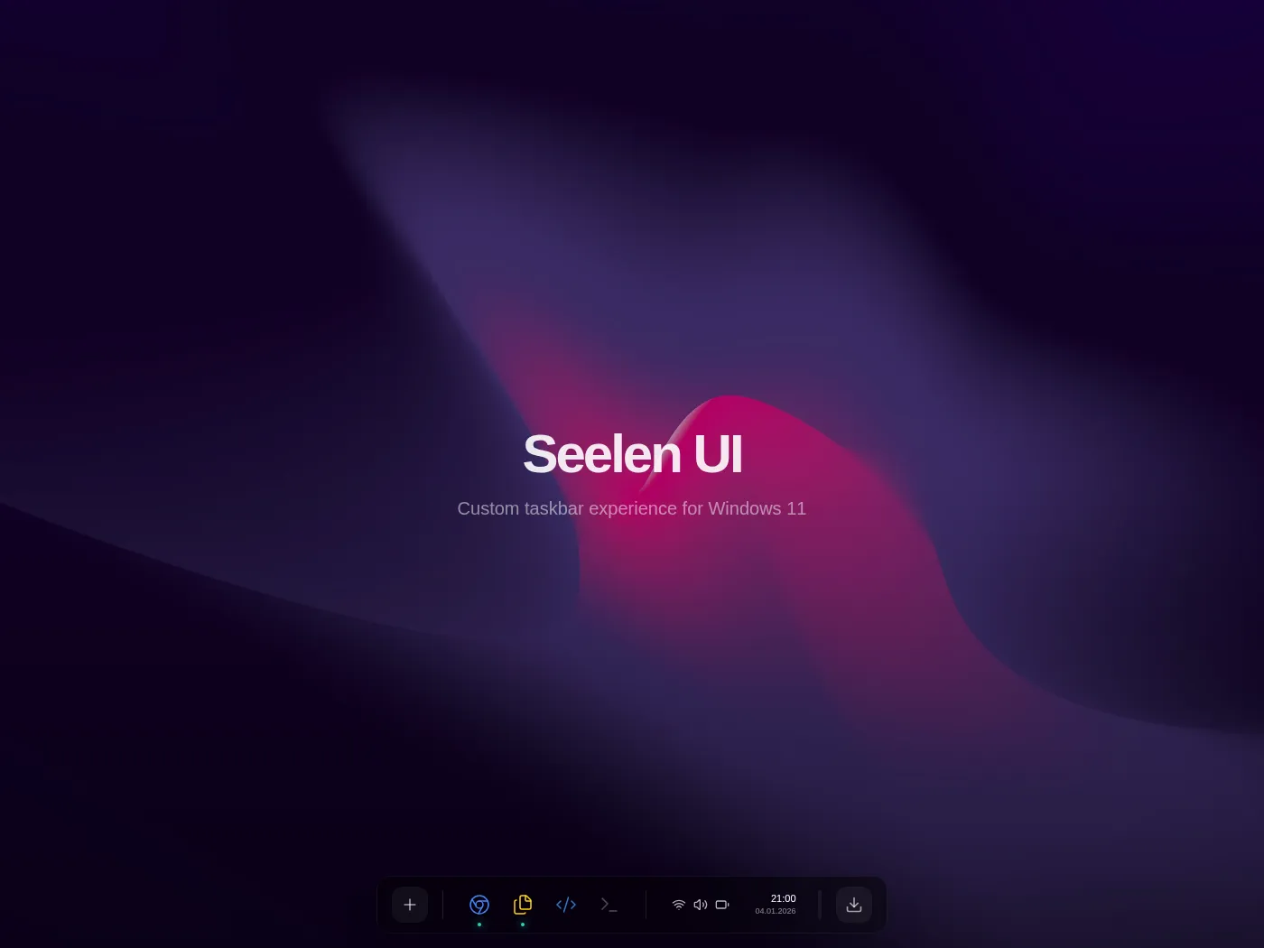 Seelen UI Taskbar