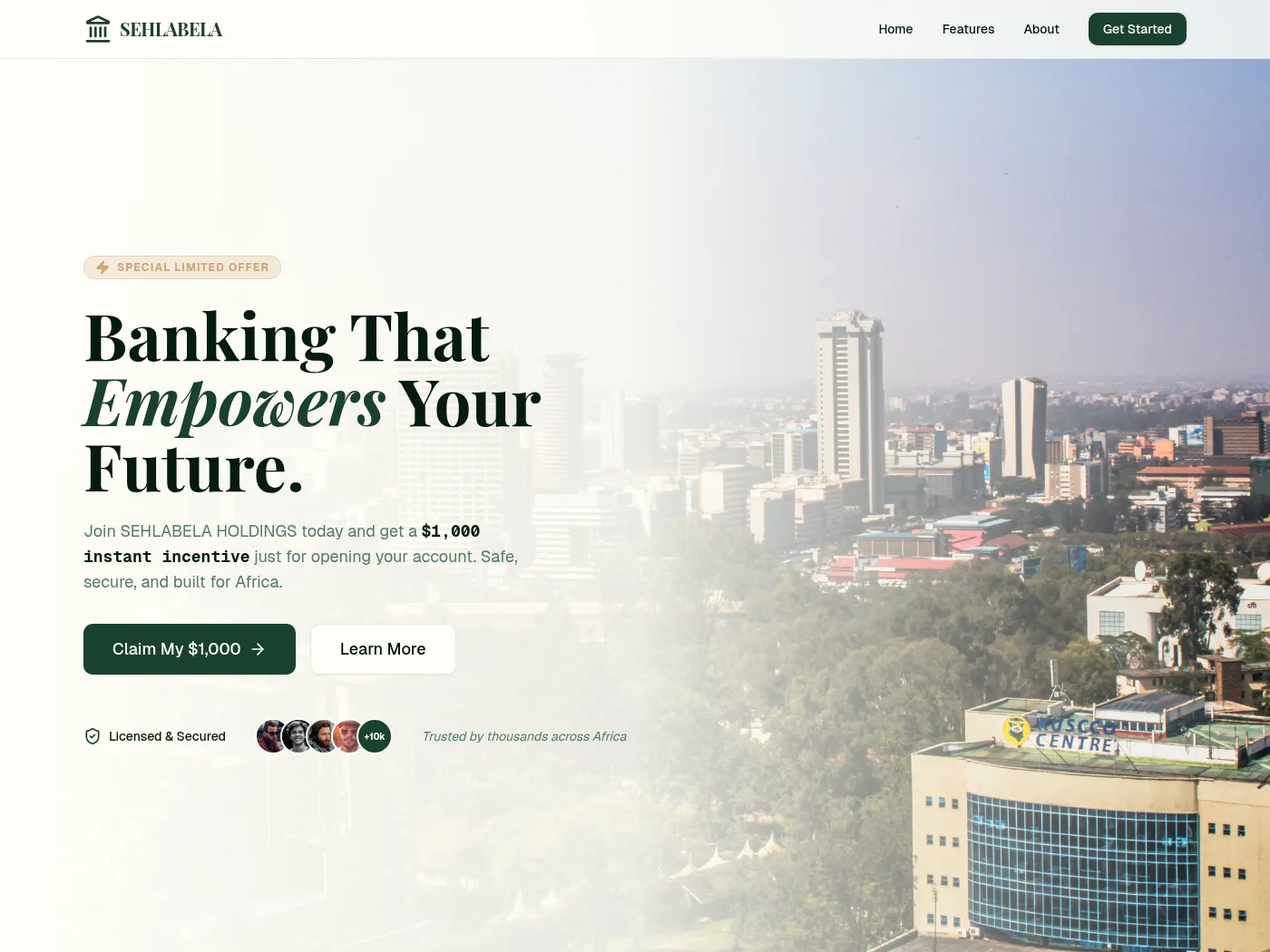 Sehlab Bank Africa