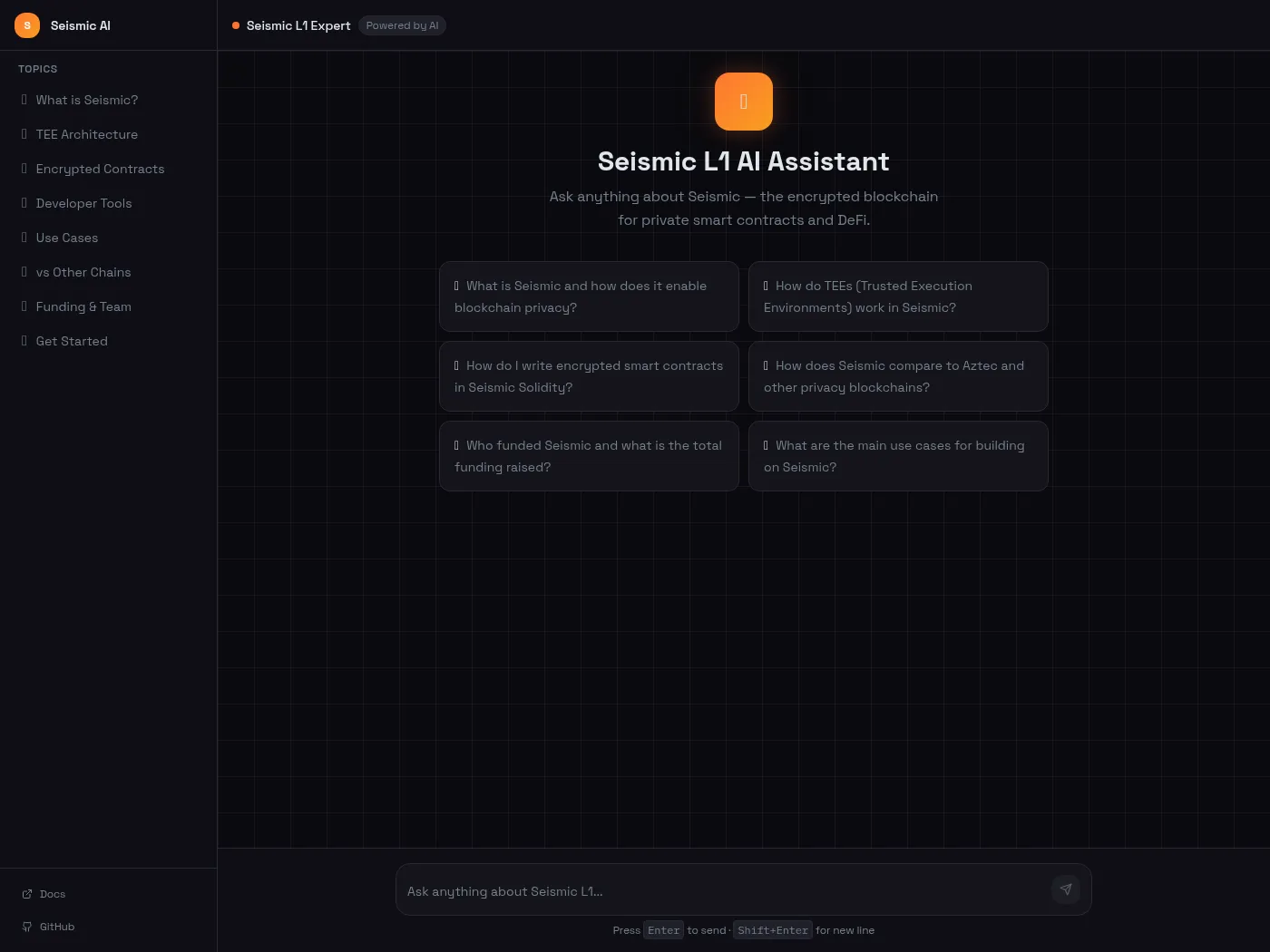 Seismic L1 Chatbot
