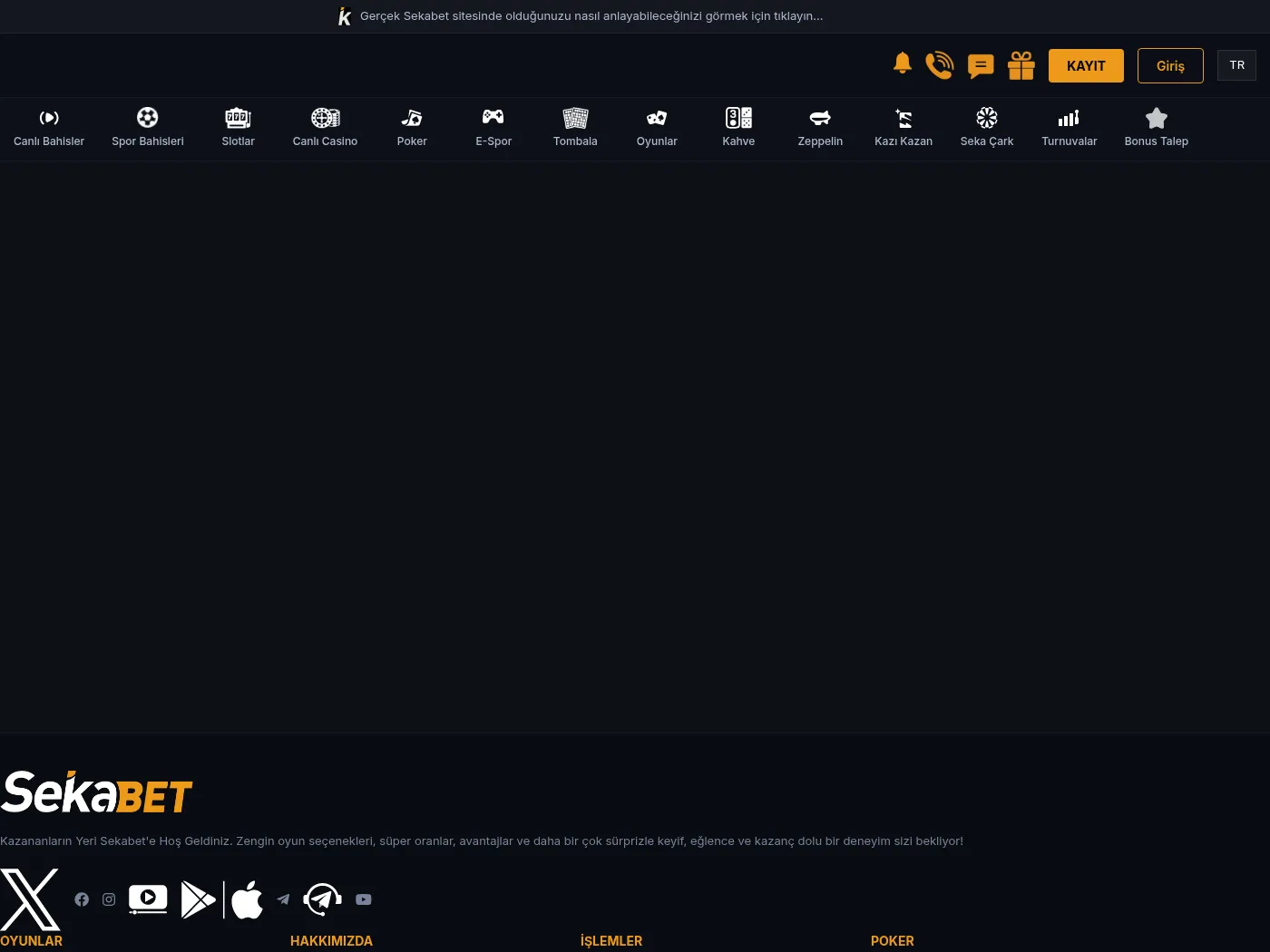 Sekabet Static Template