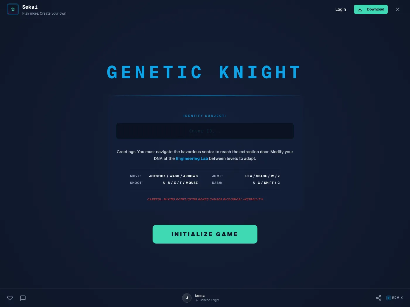 Sekai Chat Game Clone