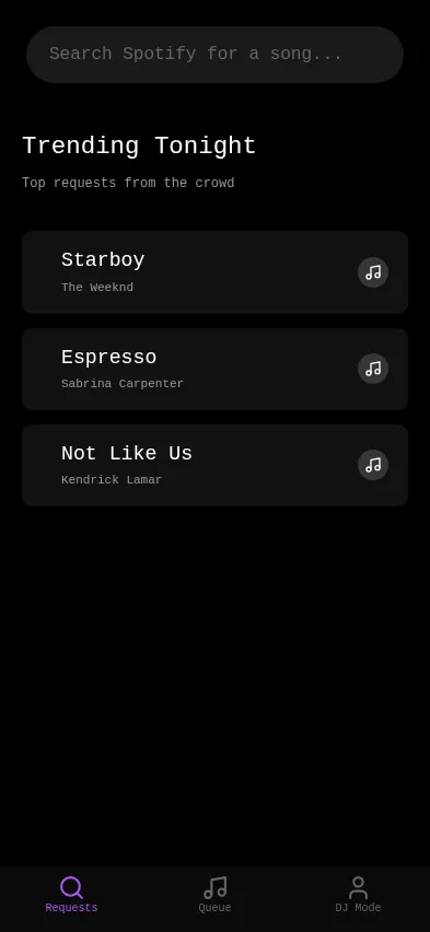 Select Me DJ App