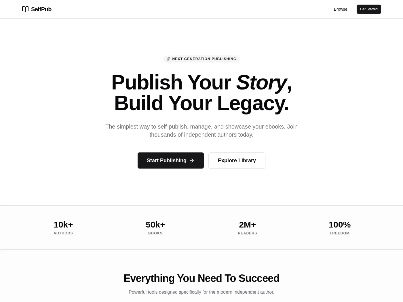 Self-Publishing Hub