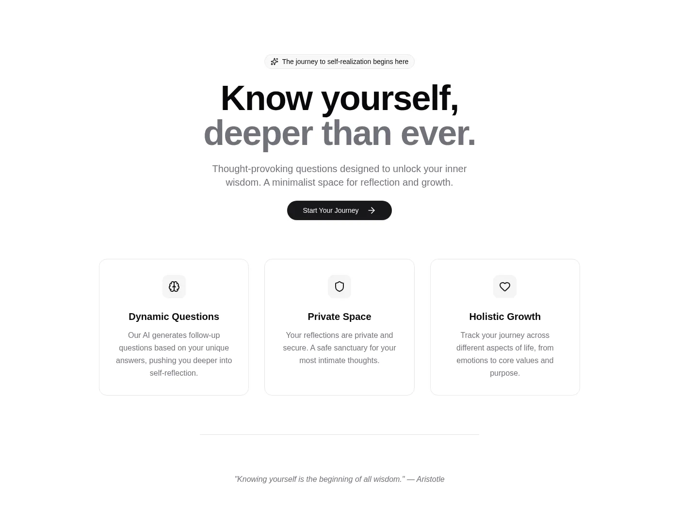 KnowYourself App