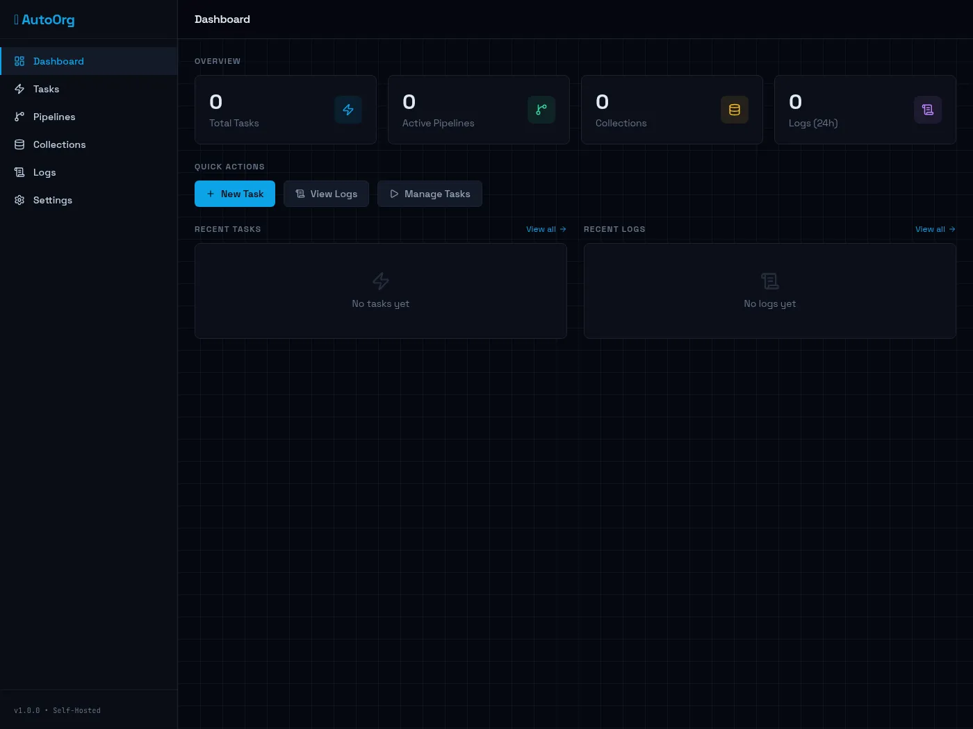 SelfHost Automate Organizer