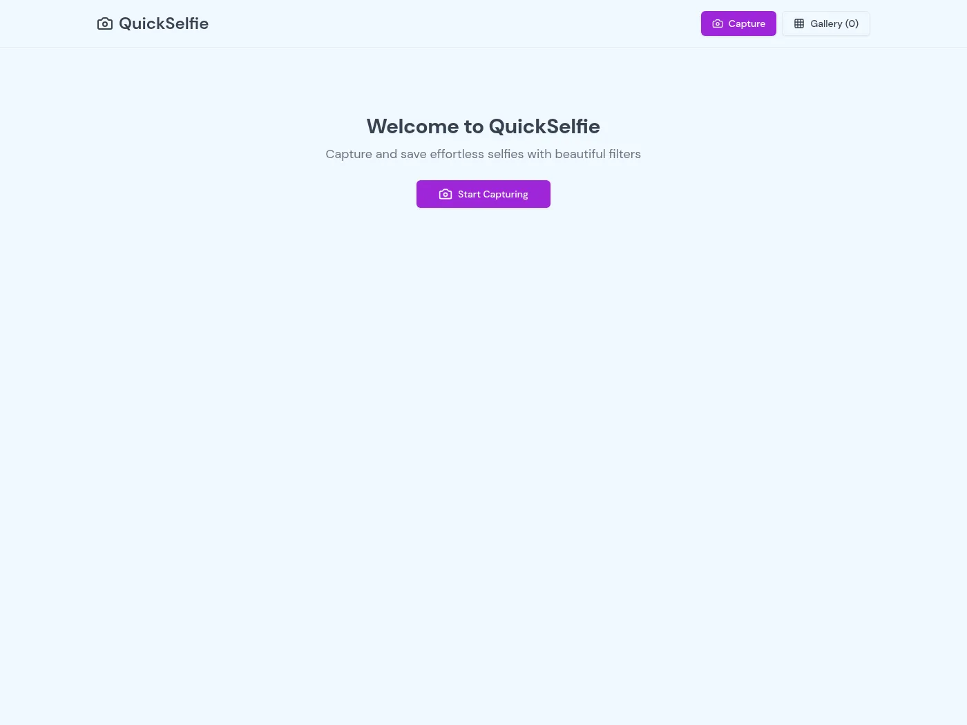 QuickSelfie App