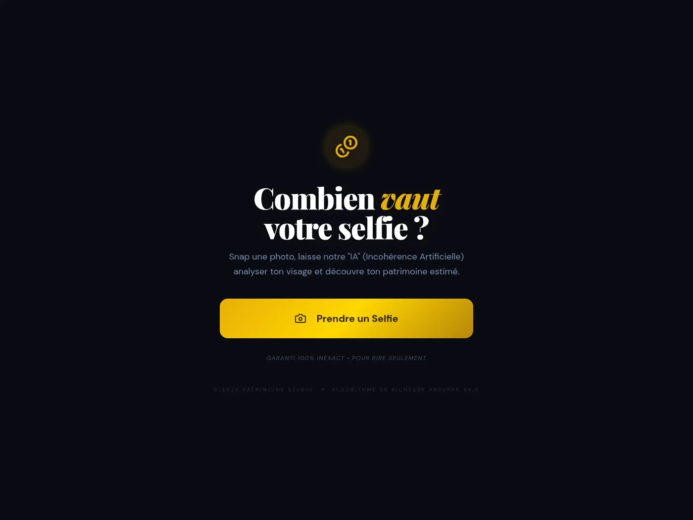 Patrimoine Selfie Estimator