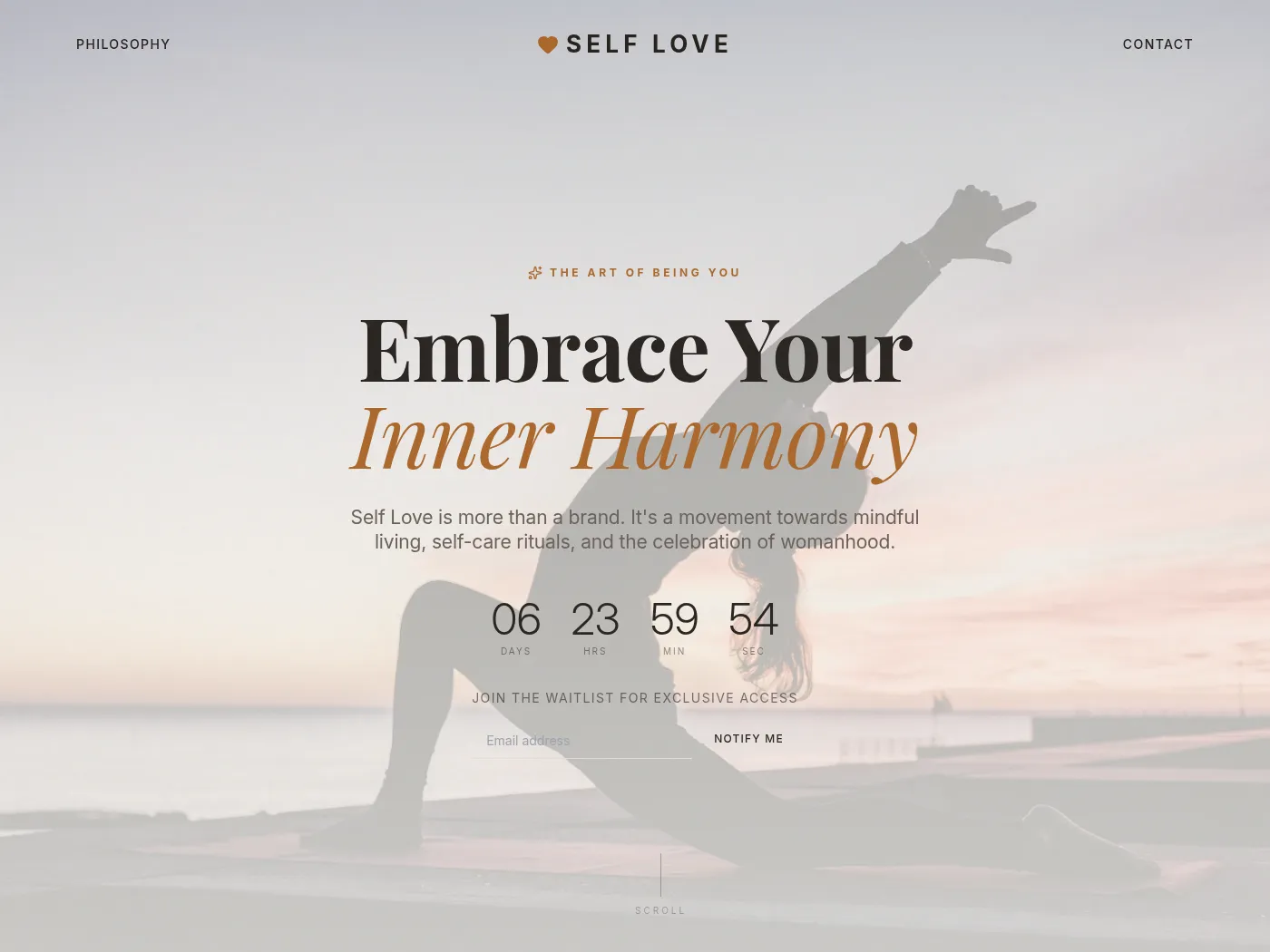 Self Love Landing