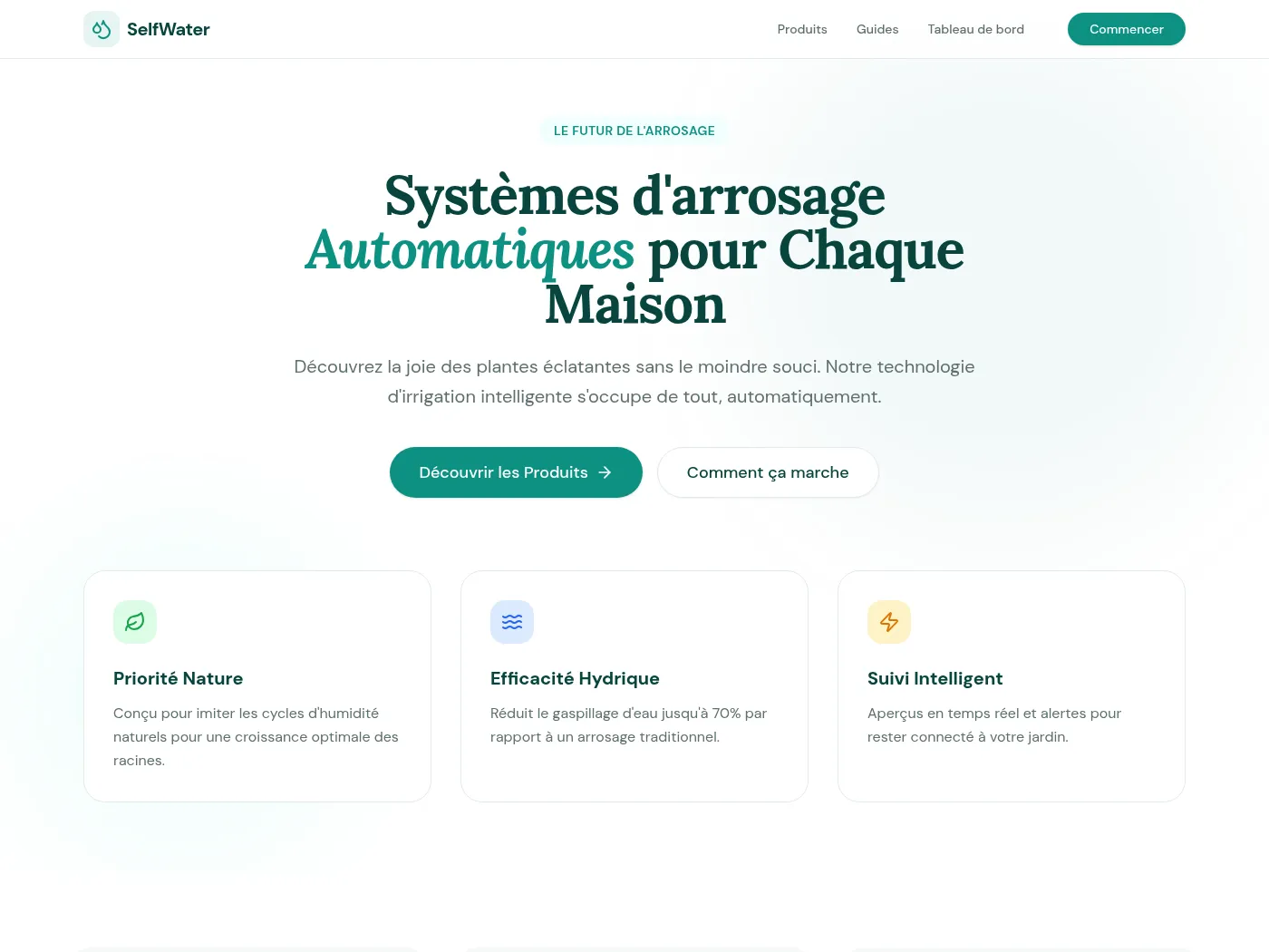 SelfWater Web Portal