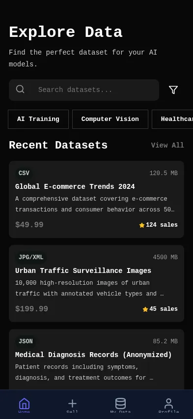 Sell Data Platform