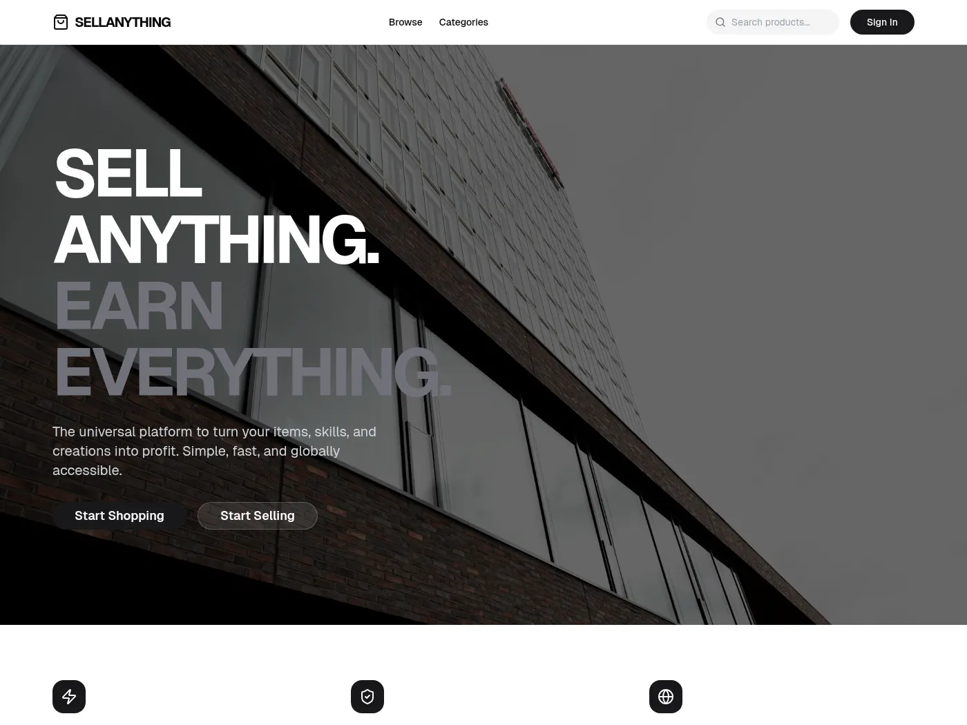 SellAnything Marketplace