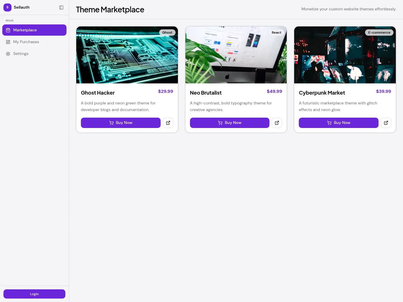 Sellauth Theme Market