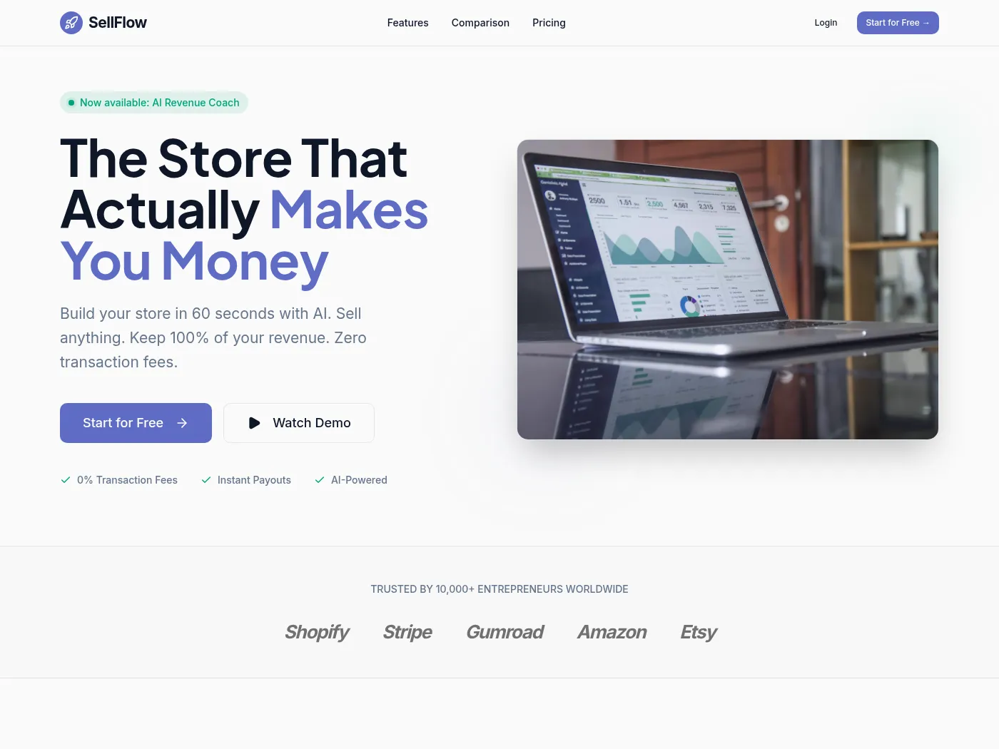 SellFlow E-Commerce SaaS