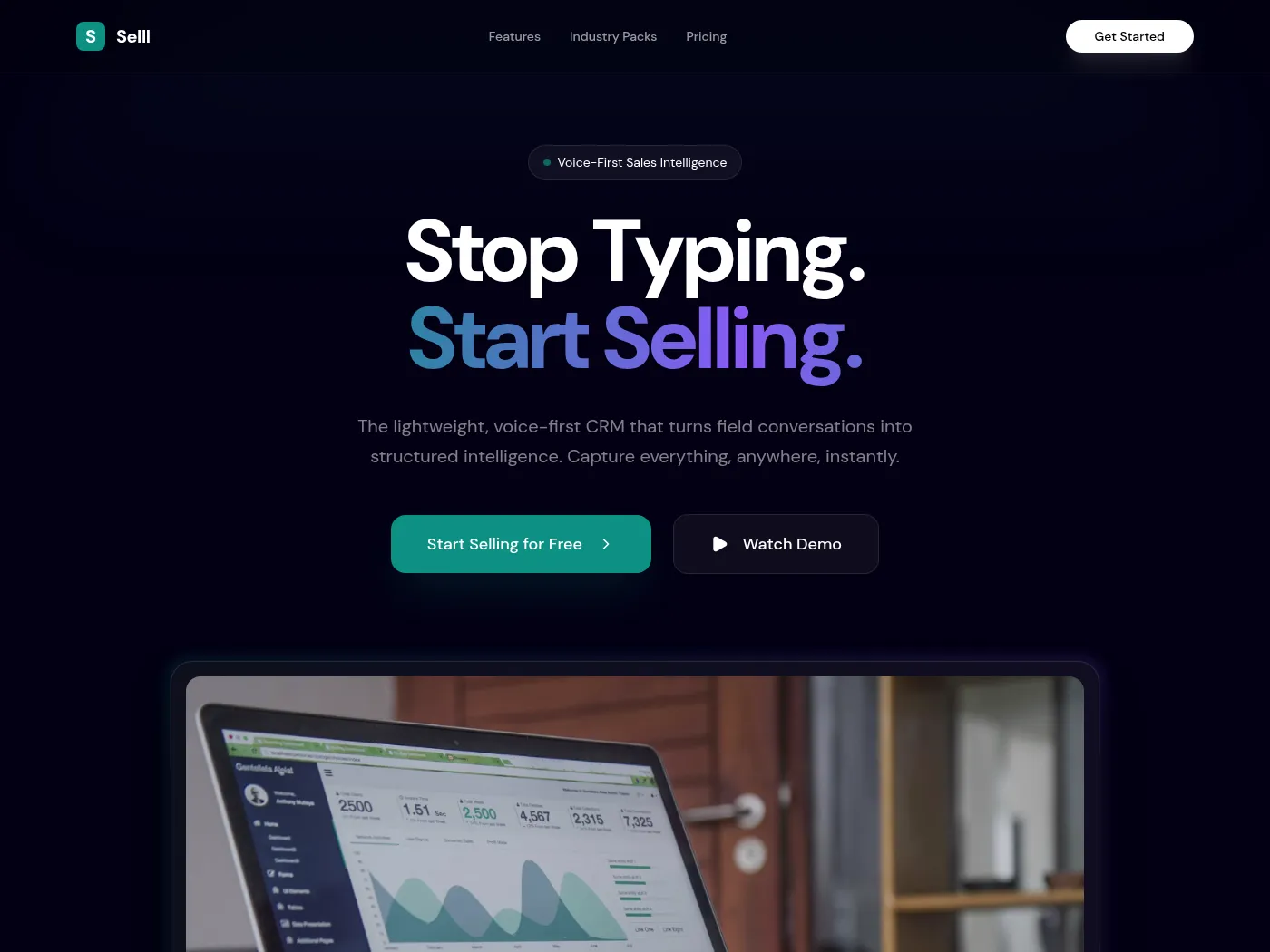 Selll Voice CRM
