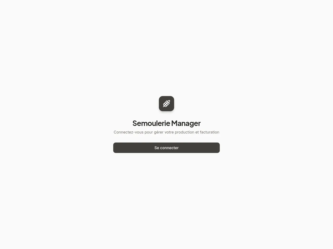 Semoulerie Manager