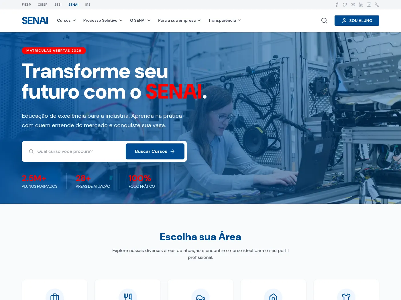 SENAI Learning Portal