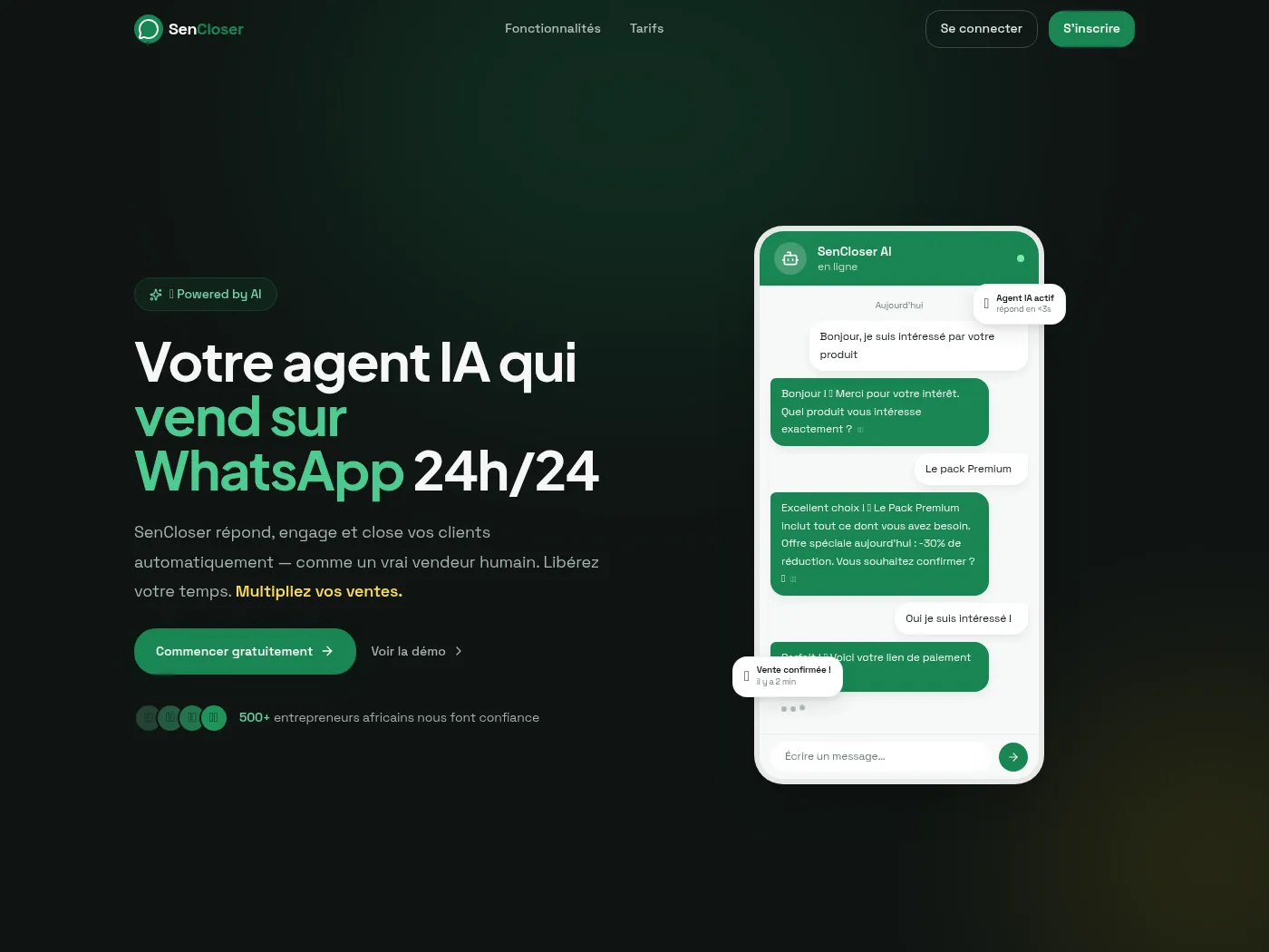 SenCloser AI Agent SaaS