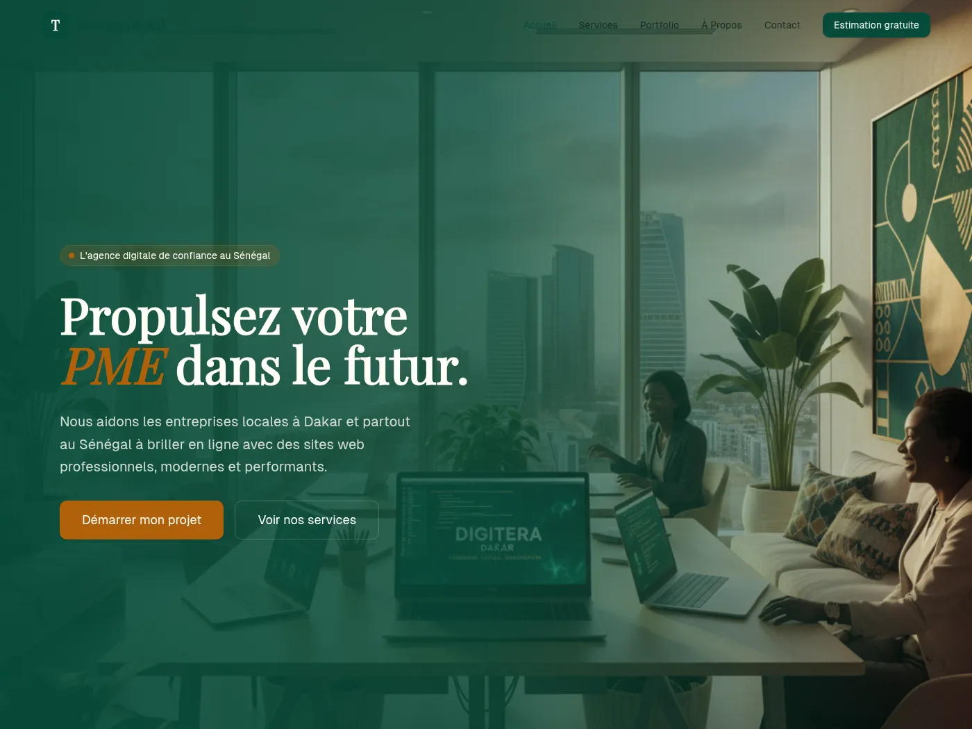 Senegal Digital Agency Site
