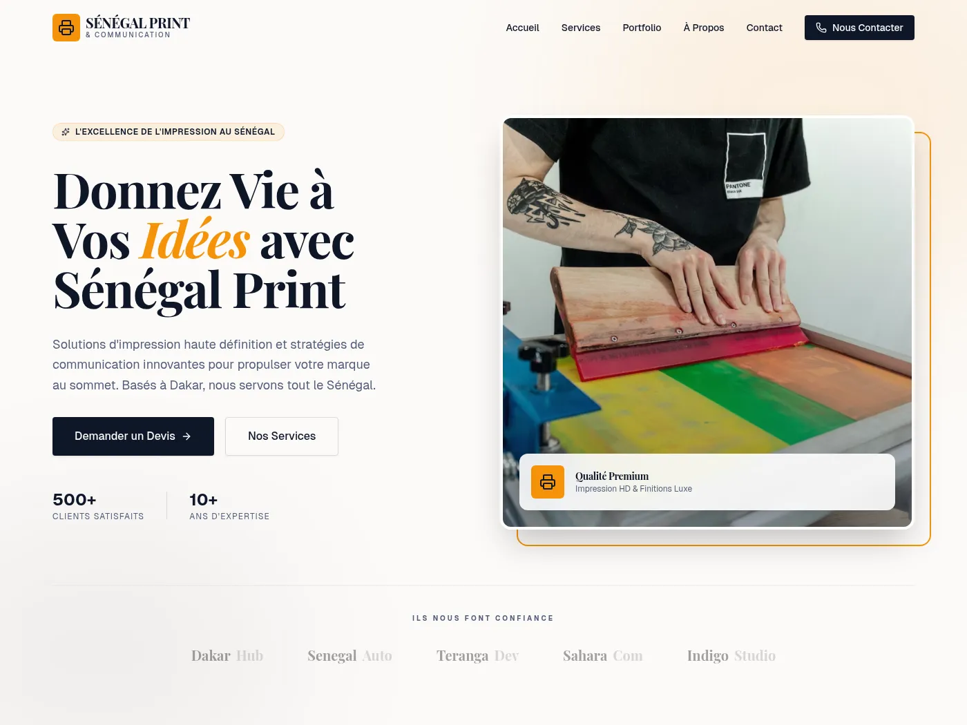 Sénégal Print & Com Web