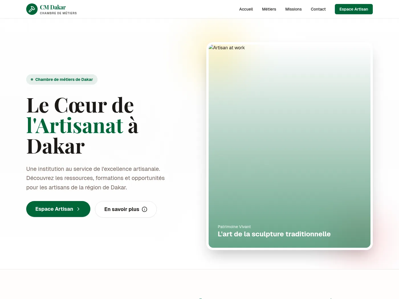 Senegal Themed Website